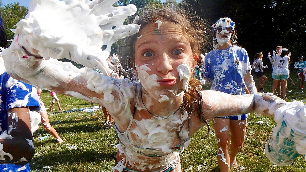 Shaving Cream Fight Archives Rockbrook Summer Camp 6288