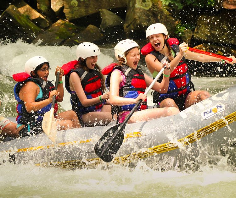 Summer Camp Rafting | Whitewater Adventure | Rockbrook Camp for Girls