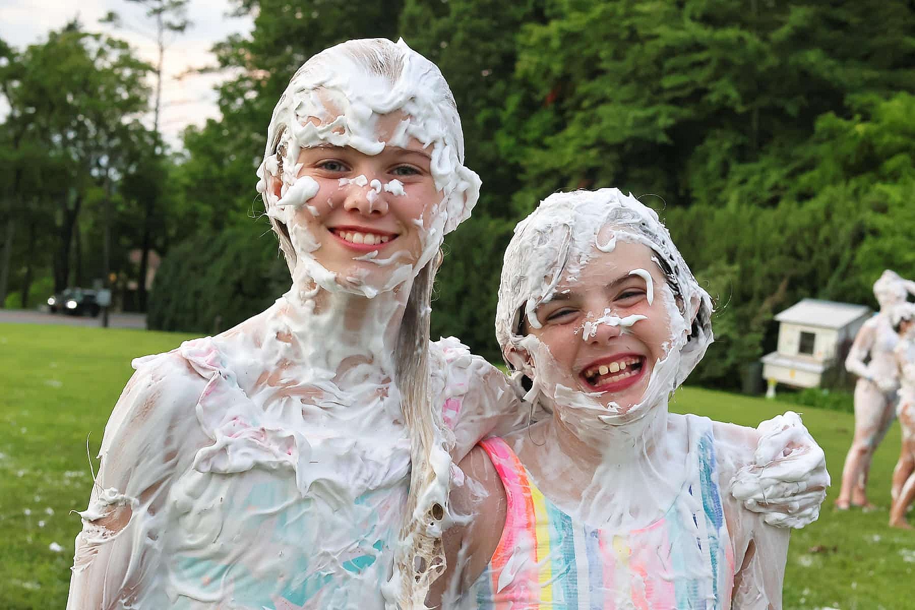 Foamy Glee Shaving Cream Fight Rockbrook Camp 1158