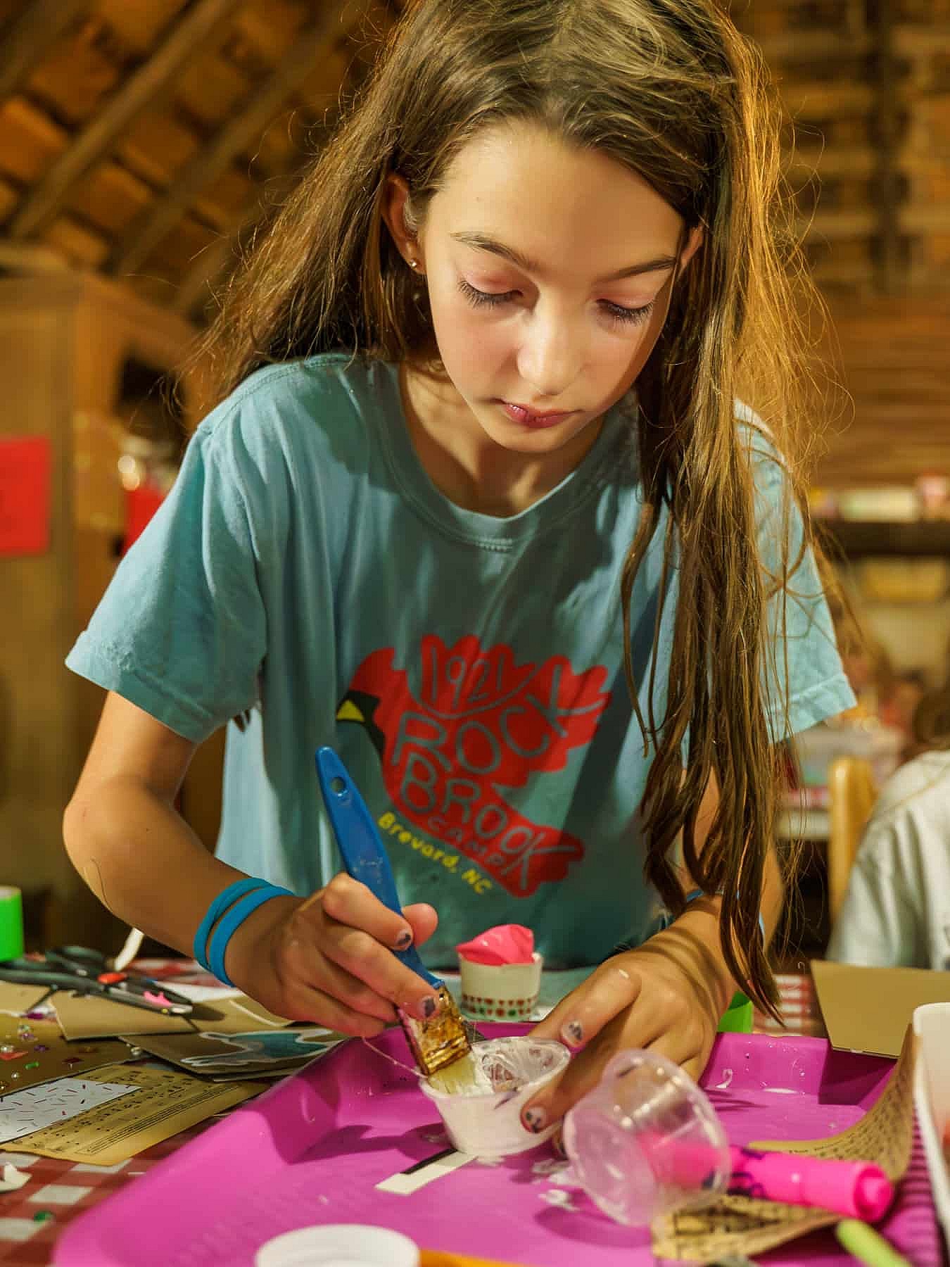 Papercrafts | Arts & Crafts Activity | Rockbrook Camp for Girls