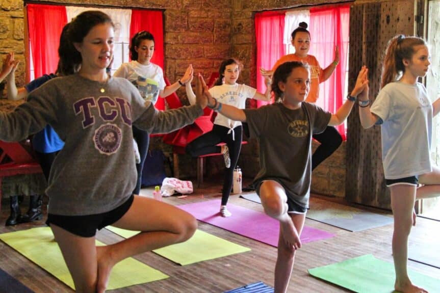 Summer Camp Yoga | Girls Yoga Instruction | Rockbrook Camp
